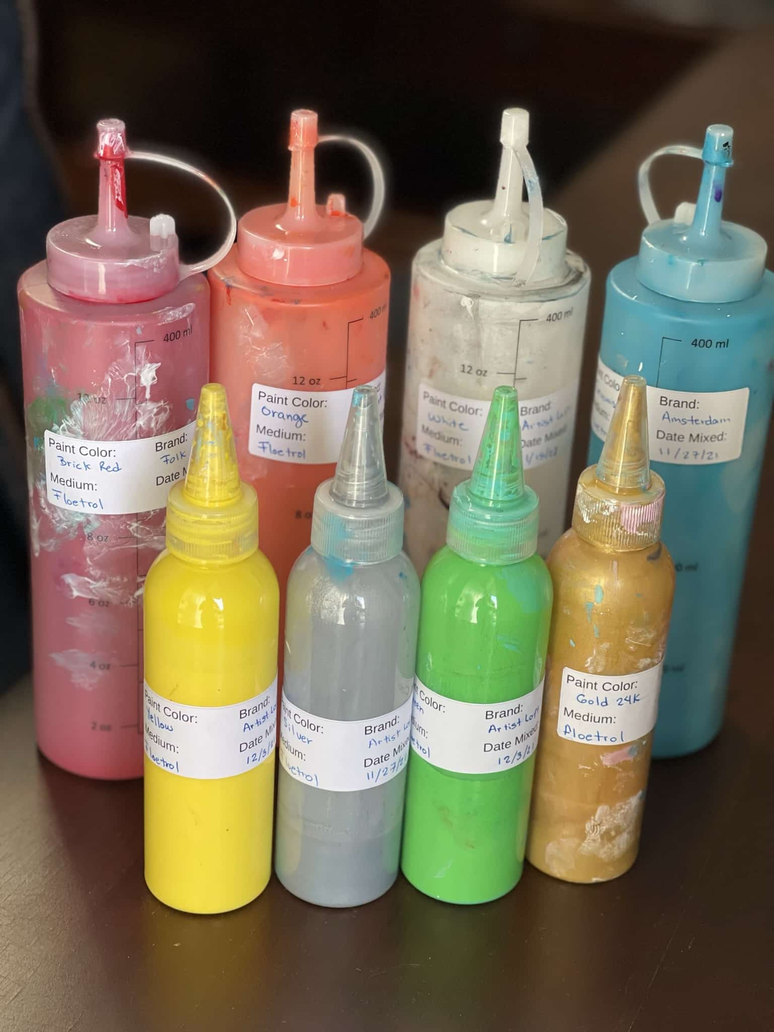 Perfect Paint Labels – Elite Fluid Art Academy