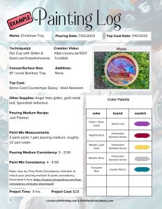 Acrylic Pouring Journal Book – Elite Fluid Art Academy